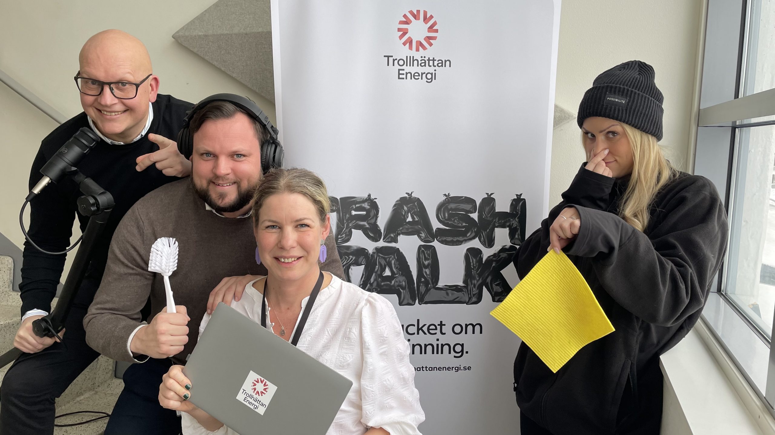 Podden Trash Talk om sopor och återvinning - Trollhättan Energi